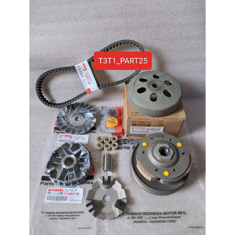 Jual paket CVT(2PH-125 CC) Mio M3/Mio z/soul GT/Fino/x ride/Mio s/frego ...