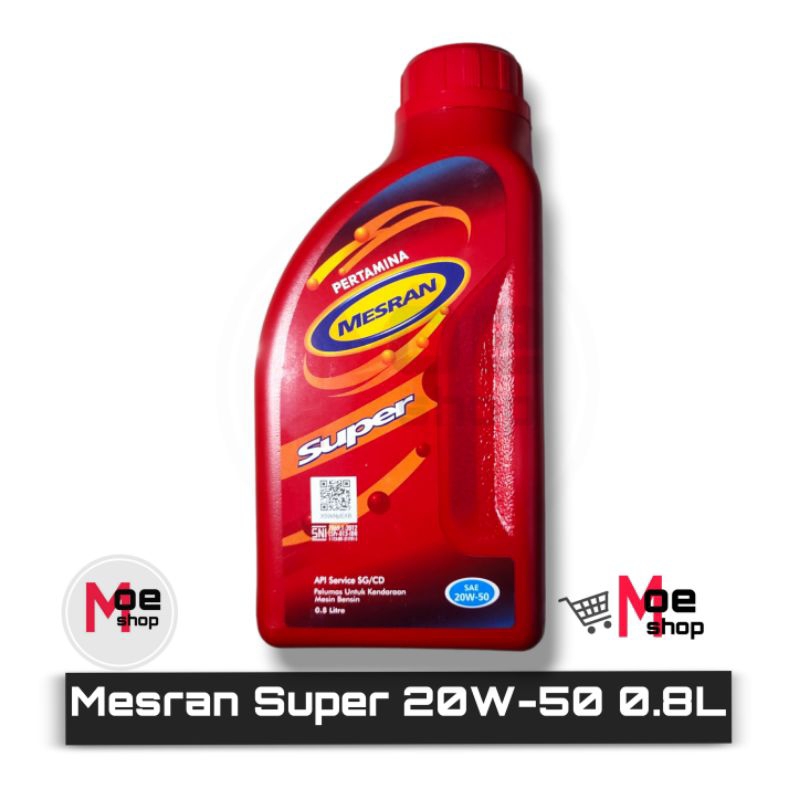 Jual Oli Pertamina Mesran Super SAE 20W-40 800 ML / 1L (SESUAI VARIASI ...