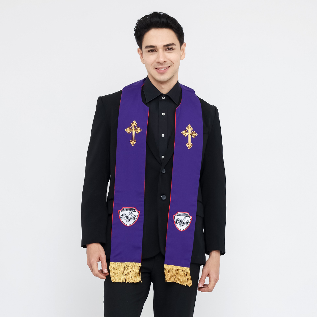 Jual Miracle - Stola Gereja - Bolak-balik Merah Ungu - Jos Miracle ...