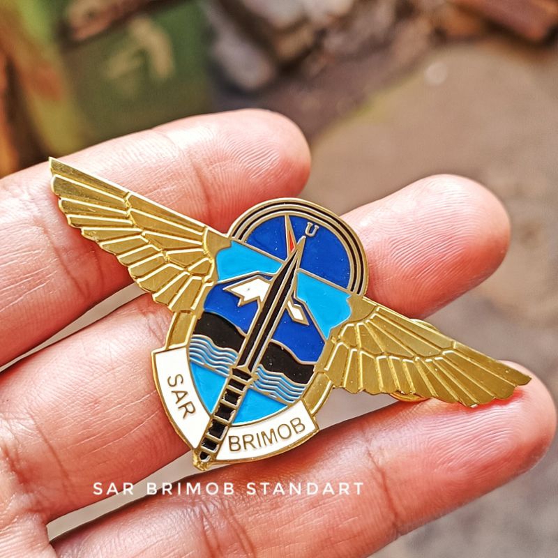 Jual Brevet Brivet Wing Sar Brimob Standart | Shopee Indonesia