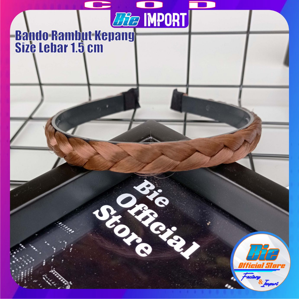 Jual Bando Rambut Kepang Premium Impor Best Seller | Shopee Indonesia