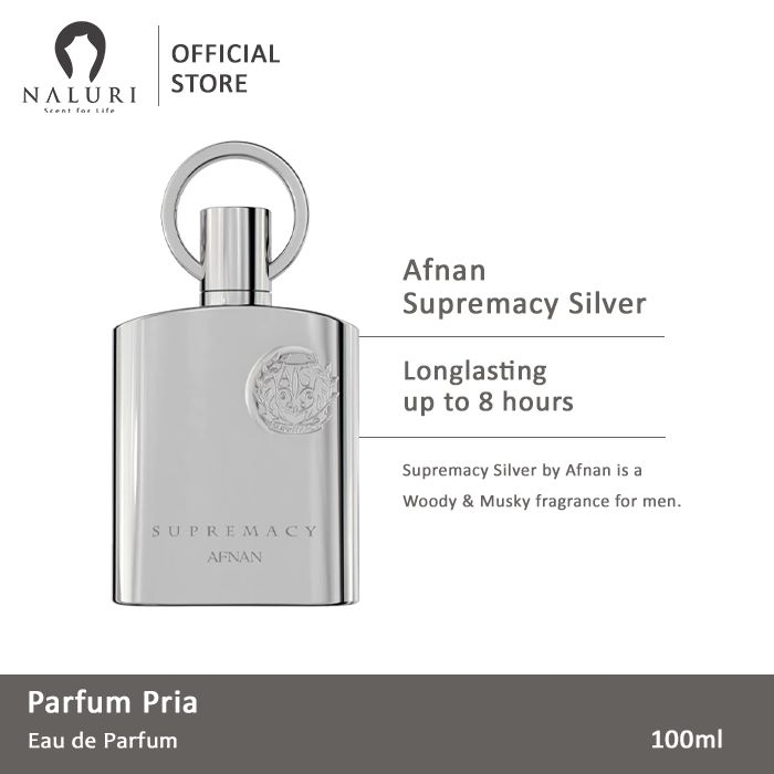 Jual Parfum Original Afnan Supremacy Silver EDP For Men 100ml | Shopee ...