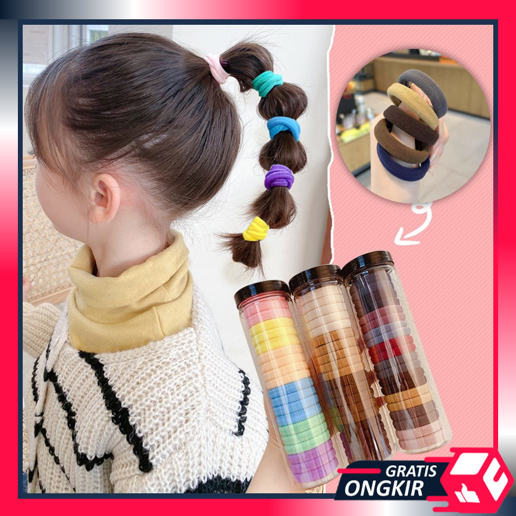 Jual Gratis Ongkir - F5588 Karet Rambut Jepang Kemasan Tabung Isi 20 ...