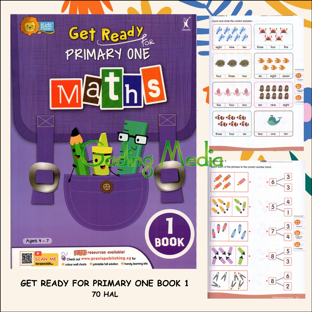 Jual Kindergarten Get Ready for Primary One - Maths | Shopee Indonesia