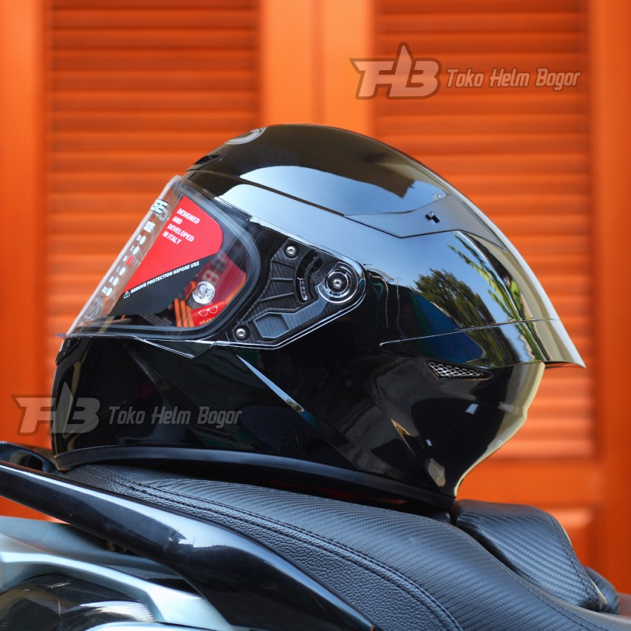 Jual HELM KYT TT Course Black Glossy original HELM FULL FACE KYT | Shopee Indonesia