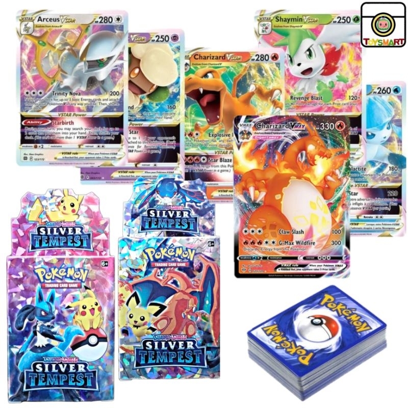 Jual kartu pokemon Card Trading Koleksi Kartu Pokemon set Maianan anak ...