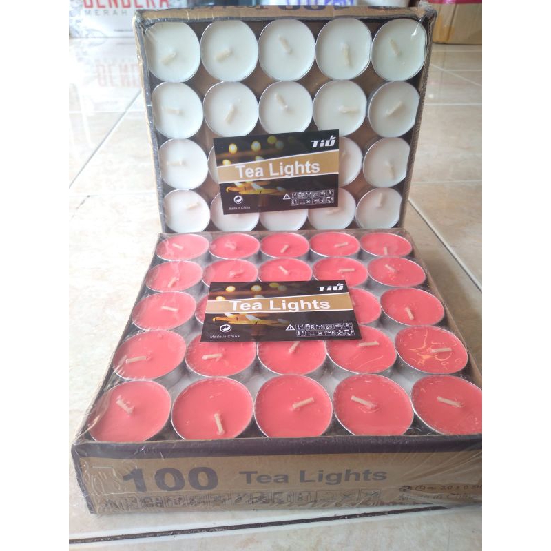 Jual Lilin Aroma Terapi 100pcs /Tea candle/ | Shopee Indonesia