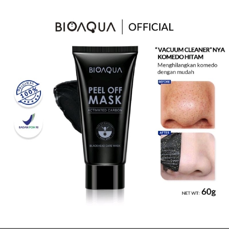 Jual Masker Peel Off Bamboo | BIOAQUA | masker komedo | masker carcoal ...