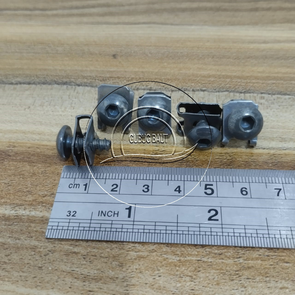 Jual BAUT BODY KLIP YAMAHA BAUD BODI CLIP MOTOR KUNCI L4 L 4 5X16 5 X ...