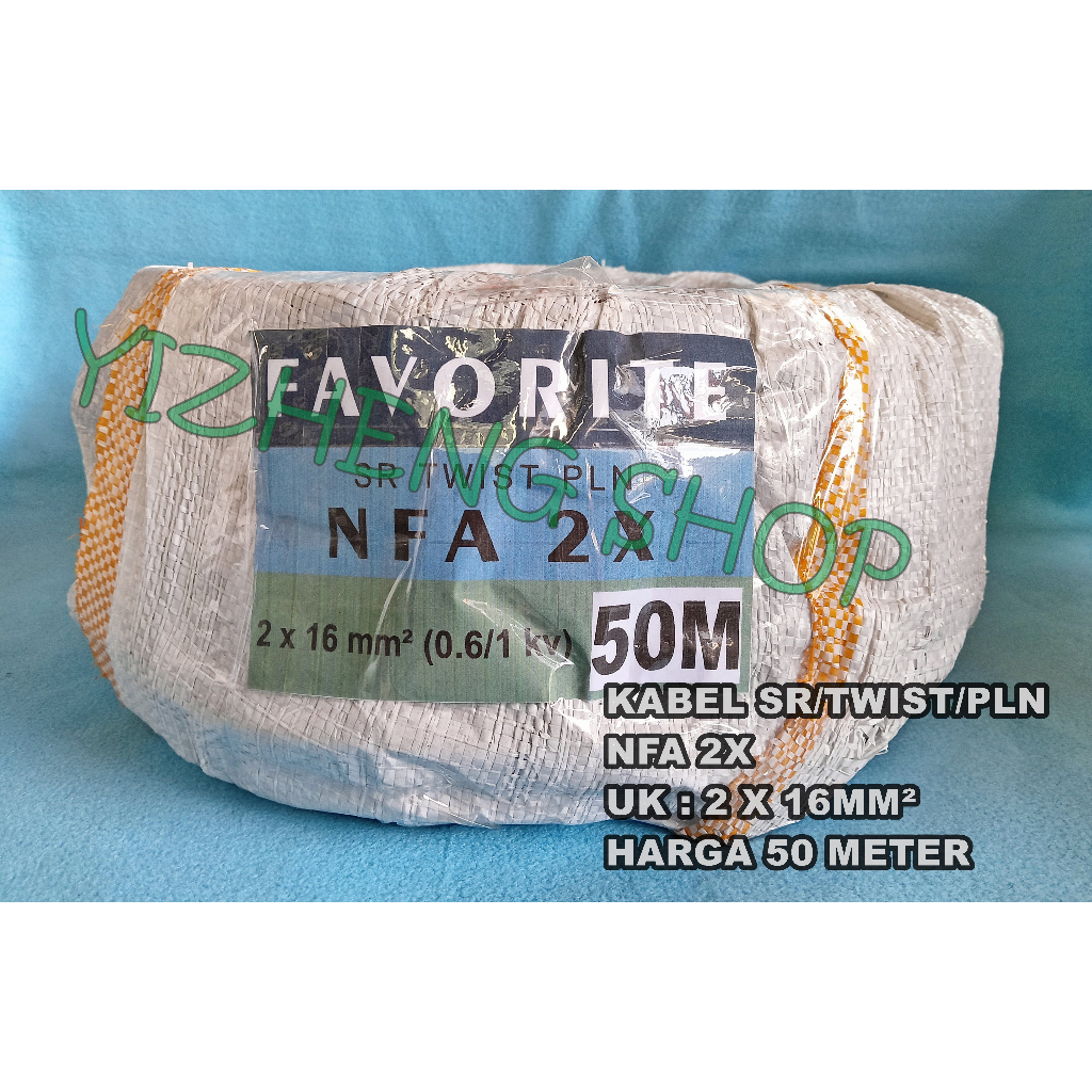 Jual KABEL SR / TWIST / NFA 2X 2 X 16MM² 50M FAVORITE | Shopee Indonesia