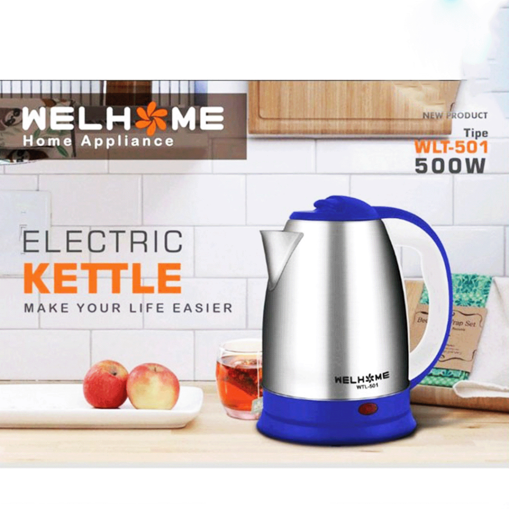 Jual Welhome Electric Kettle WLT 501 / Teko Listrik 1.5 Liter / Teko ...