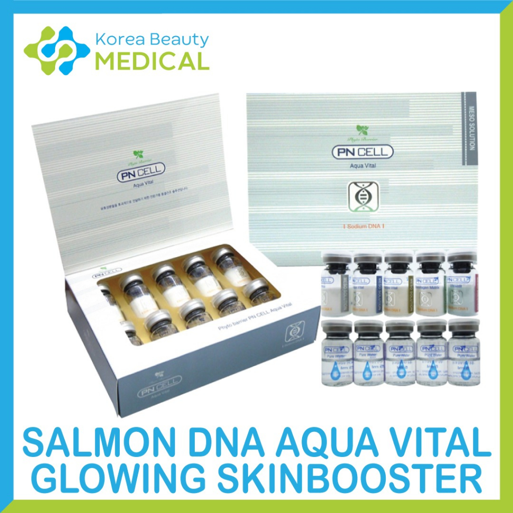 Jual Salmon dna glowing skinbooster | PN Cell Aqua Vital | Shopee Indonesia
