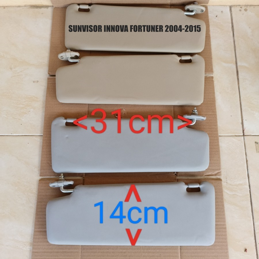 Jual Sunvisor Sun Visor Penghalang Cahaya Matahari Innova Fortuner Lama ...