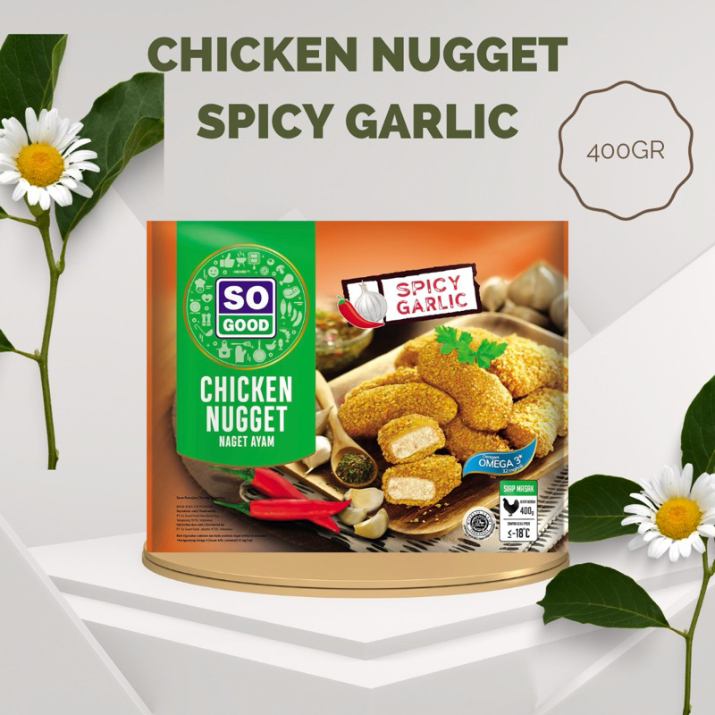 Jual So Good - Chicken Nugget Spicy Garlic 400Gr | Shopee Indonesia