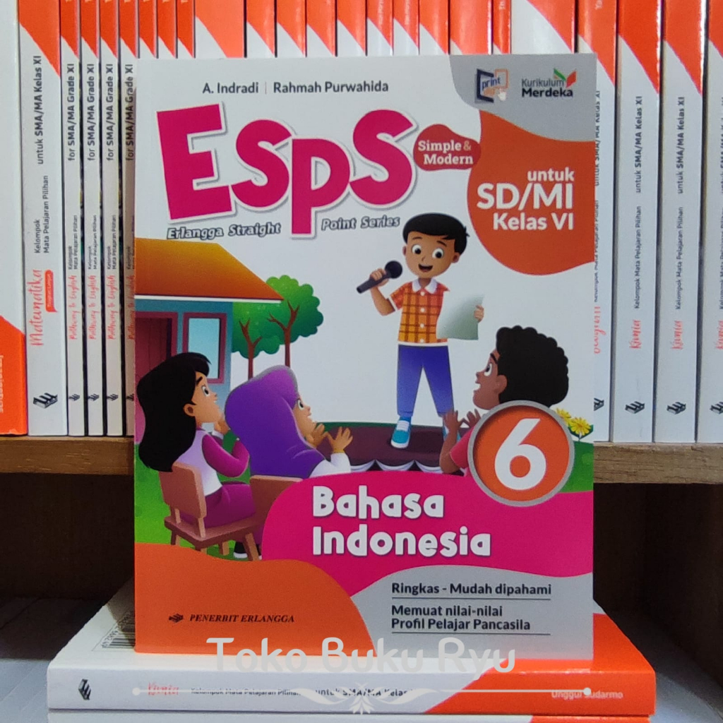 Jual Buku Esps Bahasa Indonesia Kelas 6 SD Kurikulum Merdeka Erlangga | Shopee Indonesia