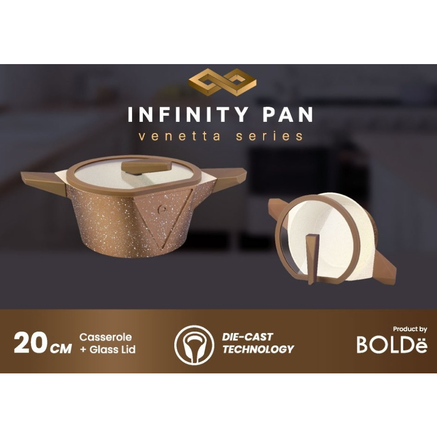 Jual BOLDe Infinity Pan Casserole 20Cm - Venetta Series Panci | Shopee ...
