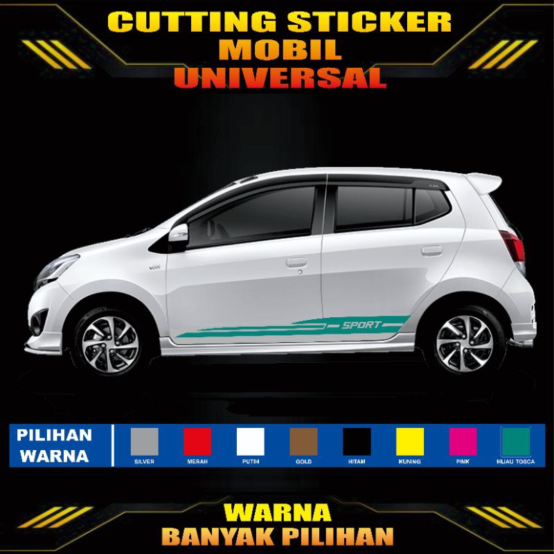Jual sticker mobil cutting stiker mobil custom murah. | Shopee Indonesia
