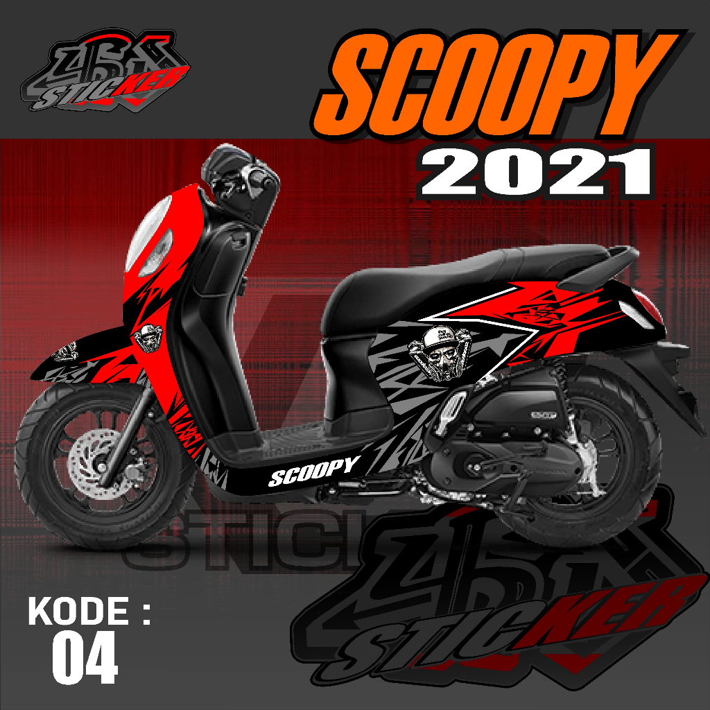 Jual COD DECAL SCOOPY 2021 2022 2023 FUUL BODY DESIGN HD04 | Shopee ...