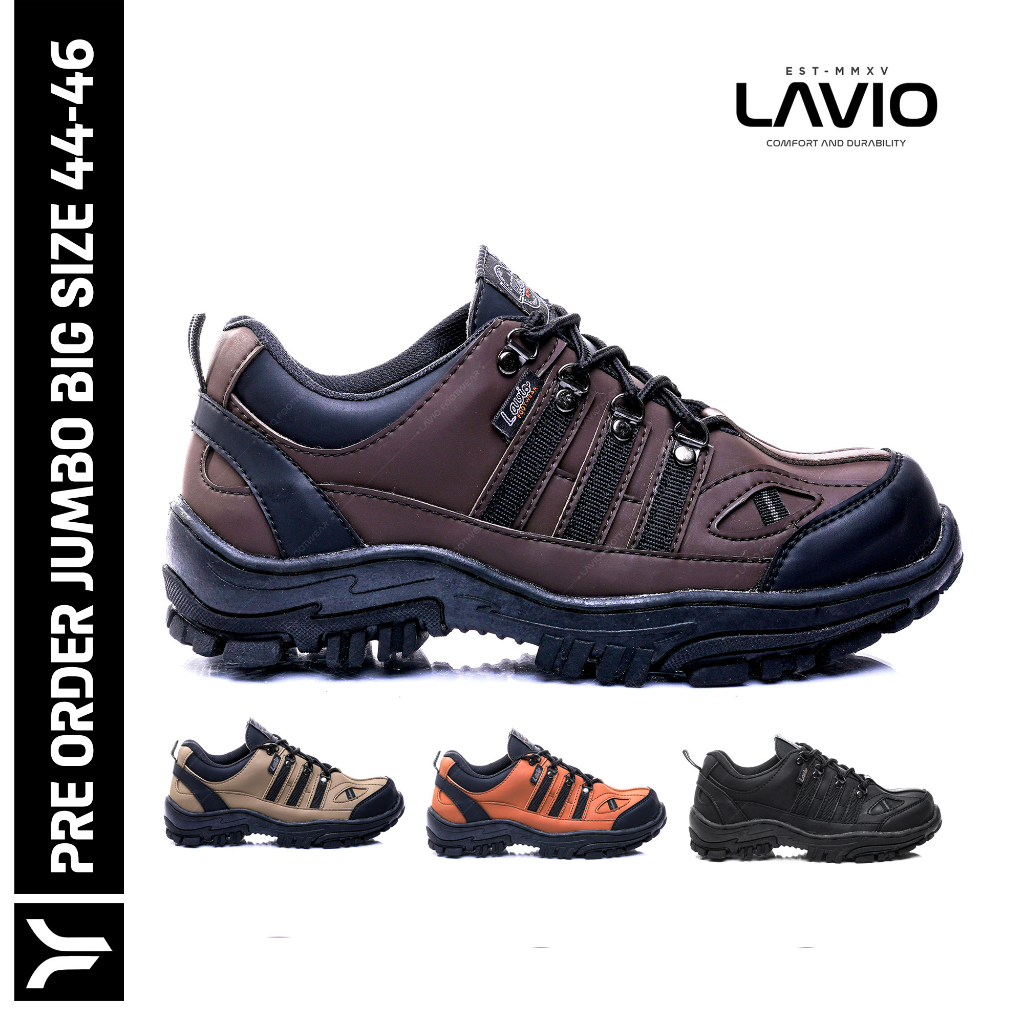 Jual Lavio Sepatu Pria Boots Safety High Tinggi Kerja Proyek Gunung ...