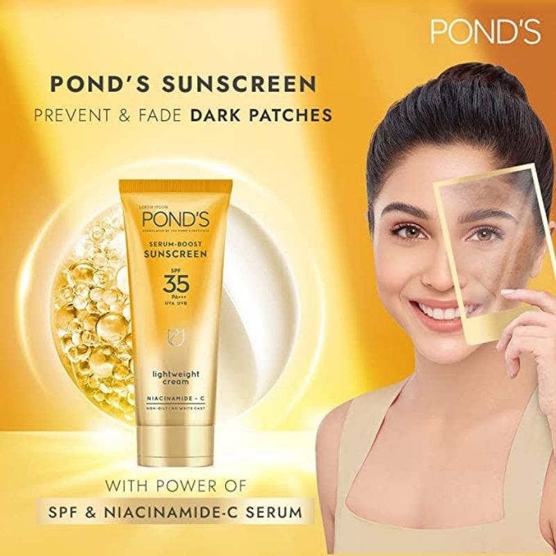 Jual Ponds Sun Serum sunscreen spf 35 30g | Shopee Indonesia