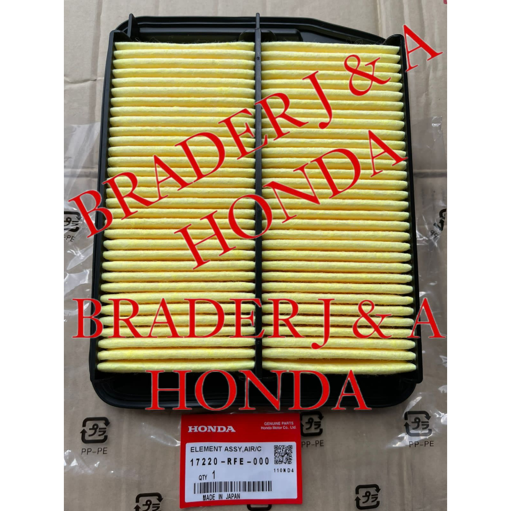 Jual AIR FILTER SARINGAN UDARA MESIN ELEMENT CLEANER ODYSSEY RB1 2004 2005 2006 2007 2008 HONDA ...