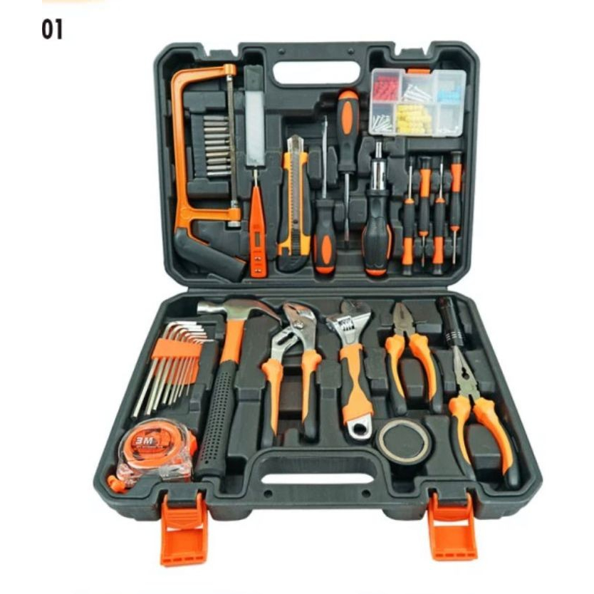 Jual EM Hand toolset 112pcs tool kit alat rumah tangga tool kit set ...