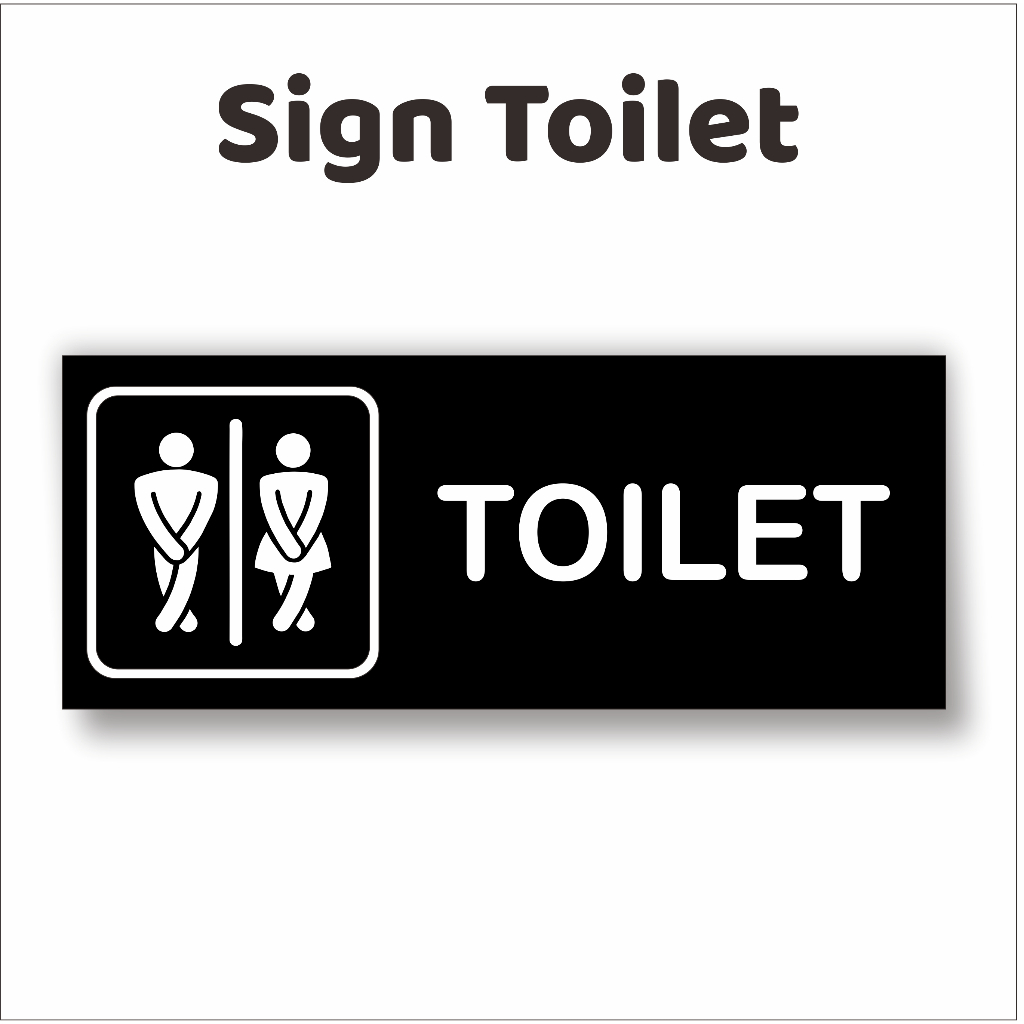 Jual Unik sign board toilet - toilet umum - papan toilet - akrilik ... Jual Unik sign board toilet - toilet umum - papan toilet - akrilik ...
