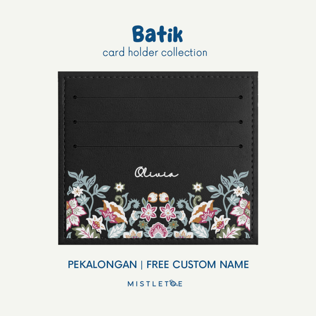 Jual Batik Custom Card Holder - Dompet Wallet Kartu | Shopee Indonesia