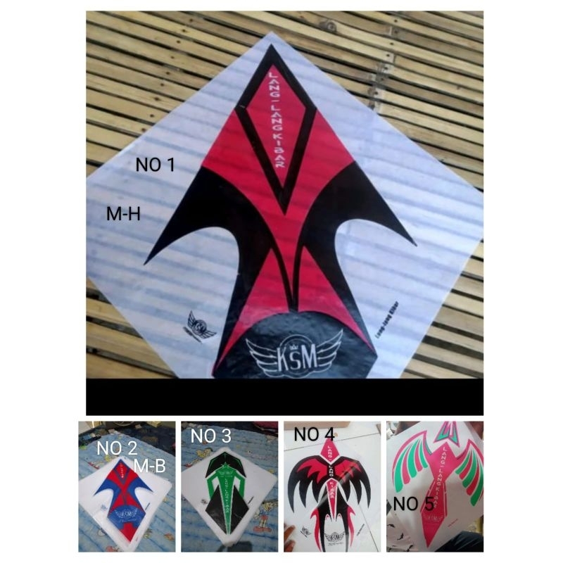 Jual kertas layangan sablon 2 warna 1 paket isi 200 pics bahan kertas ...