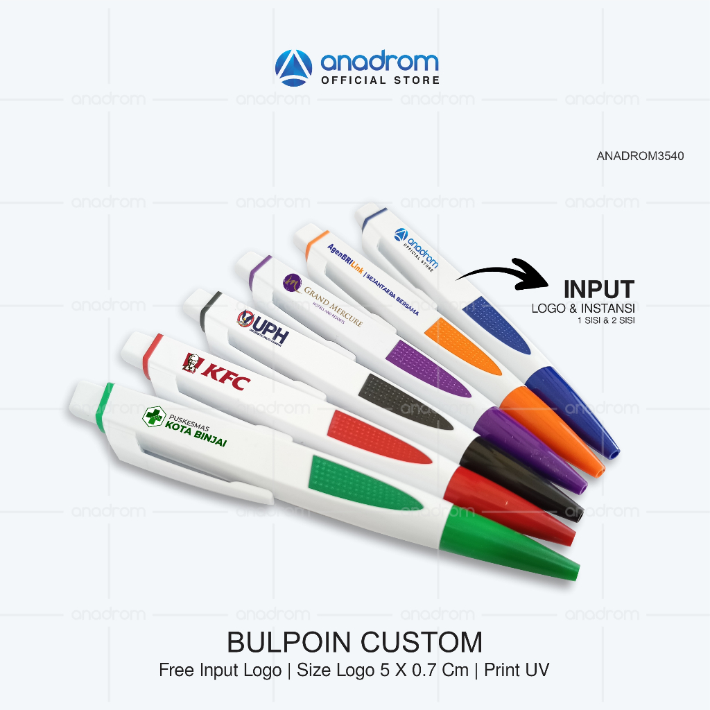 Jual Bulpoin Custom UV Print | Souvenir Pulpen | Cetak UV Pulpen ...