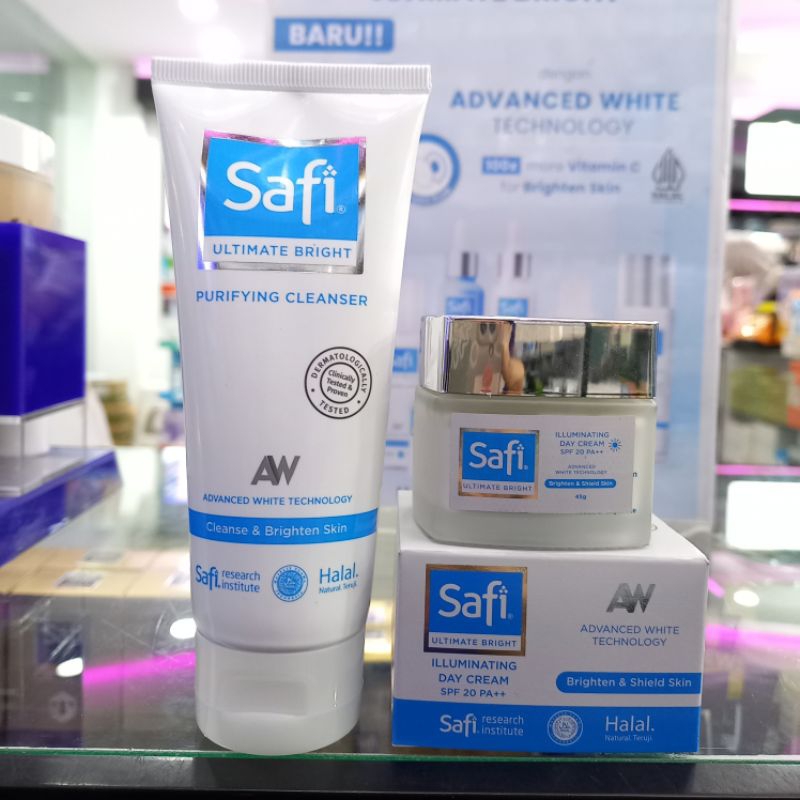 Jual Paket Safi Murah!!! Safi Ultimate Bright Purifying Cleanser 100gr ...
