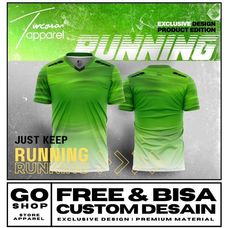 Jual Baju Running Kaos Training Olah Raga Pria Wanita Dryfit jersey ...