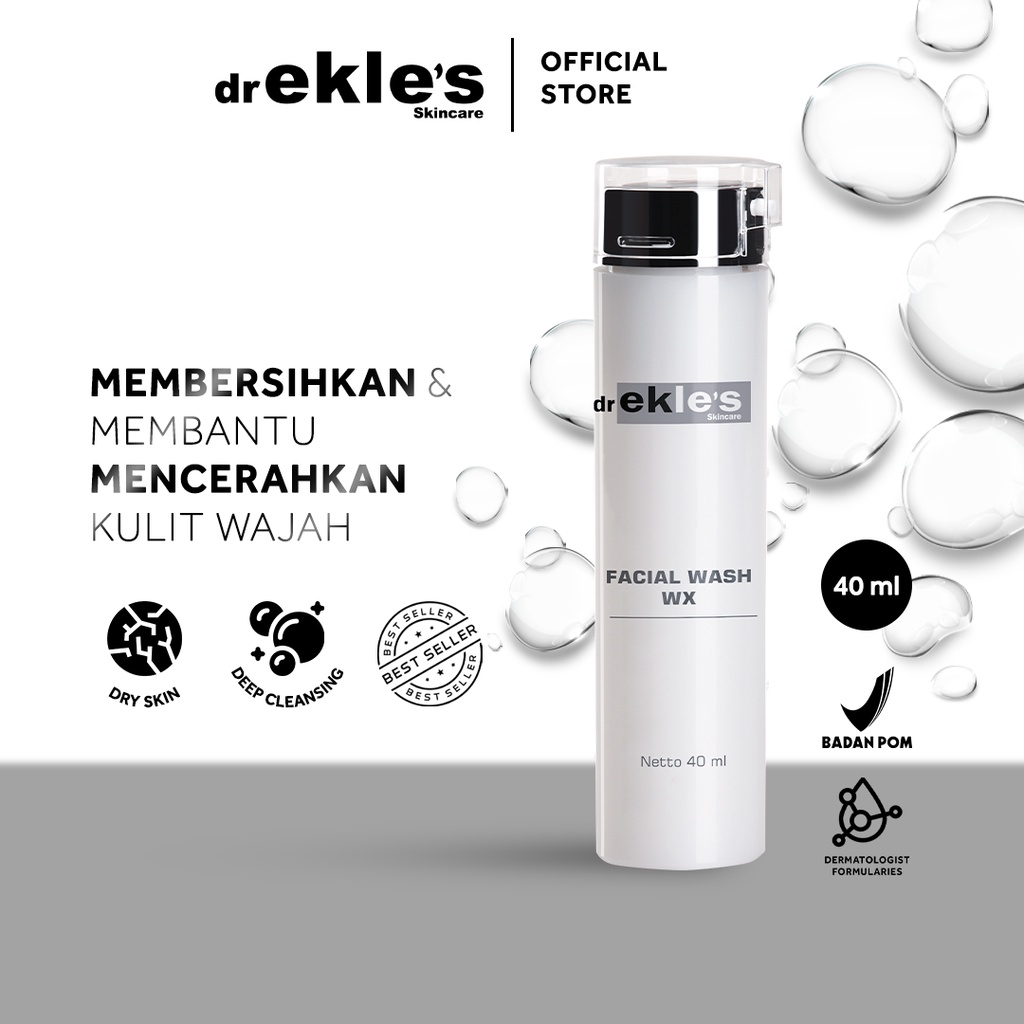 Jual dr Ekles Skincare - Facial Wash WX dan Facial Wash Acne Premium ...