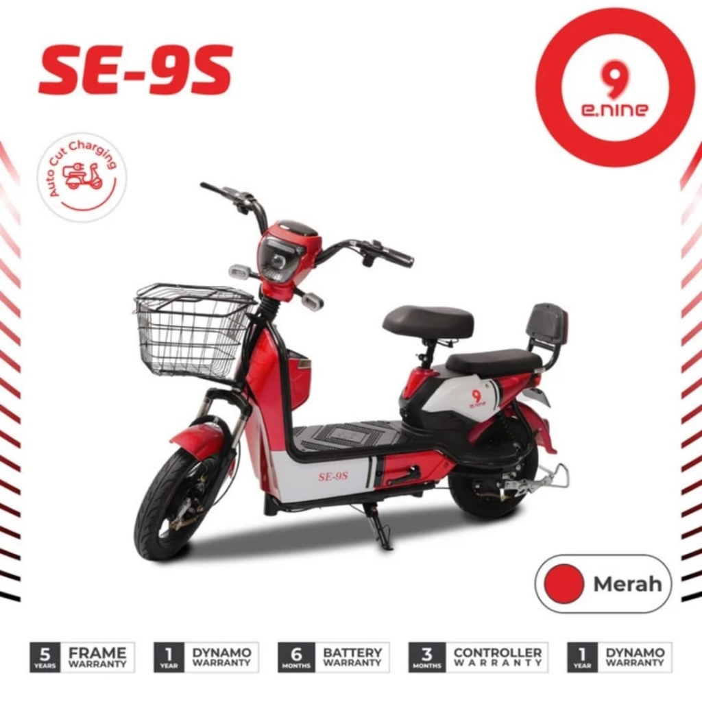 Jual E-NINE SEPEDA LISTRIK SE-9S | Shopee Indonesia