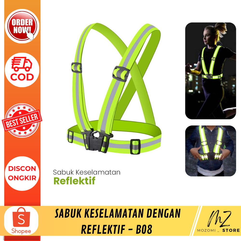 Jual Sabuk Keselamatan dengan Reflektif / Rompi Sabuk Keselamatan ...