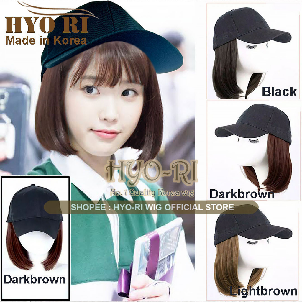 Jual HYO-RI WIG : TOPI WIG RAMBUT PENDEK MODEL BOB LURUS WANITA - LONG ...