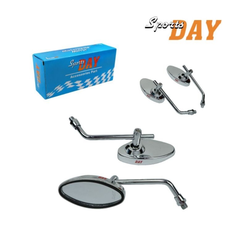 Jual spion sepion oval day spion kotak day ful crom pnp cb gl megapro tiger drat honda | Shopee ...