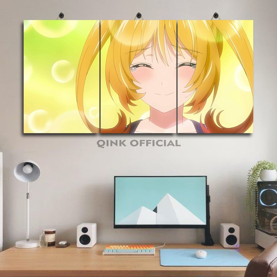 Jual Poster Ruangan Kayu Waifu Kawaii Temple Aoba Yuzuki 60X30 ...