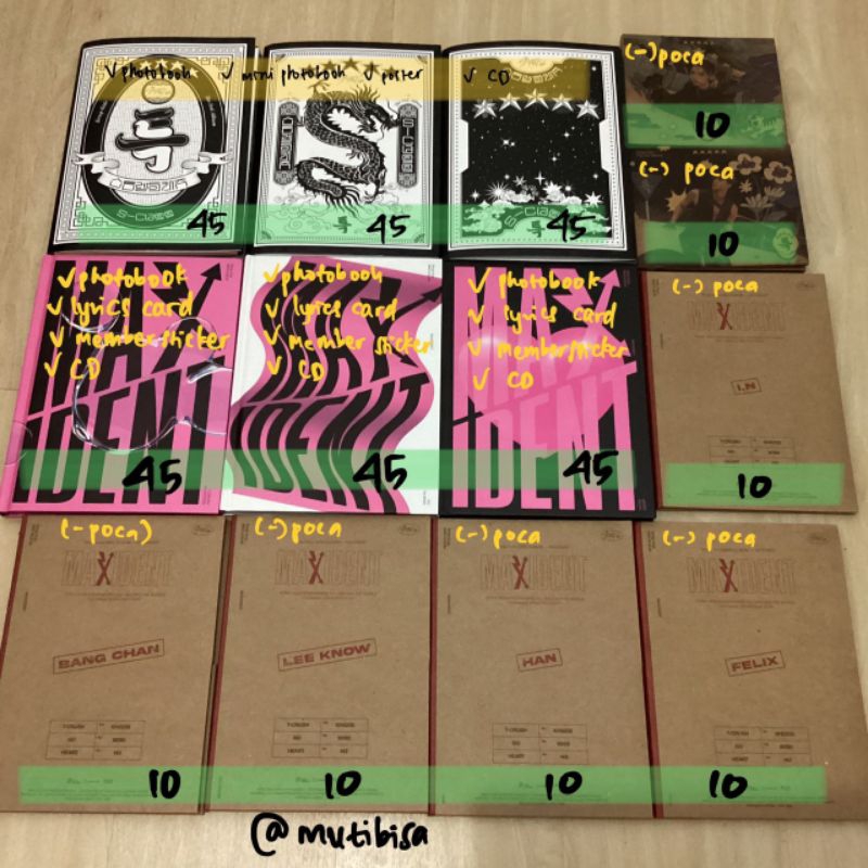 Jual ALBUM ONLY STRAY KIDS (PART 3) SKZ 5 STARS MAXIDENT DIGIPACK ...