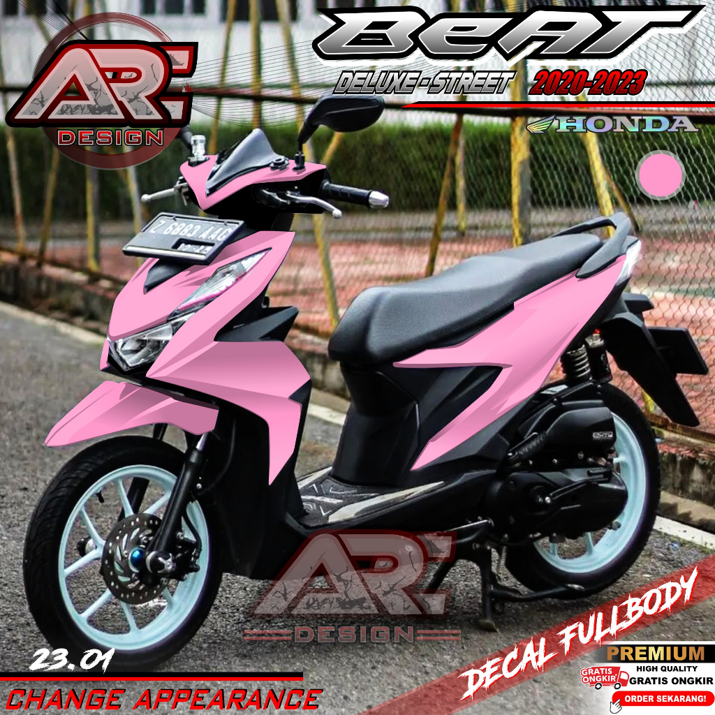 Jual (COD) TERBARU Decal Sticker Honda Beat DELUXE STREET 2020 2021 ...