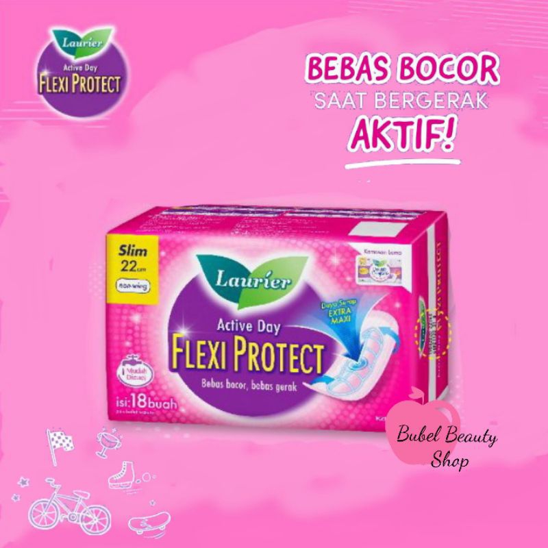Jual Pembalut Slim LAURIER Active Day Flexi Protect | Shopee Indonesia