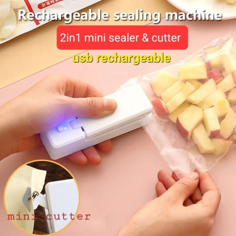 Jual mini hand heat sealer plastik portable snack bungkus chiki sealing ...