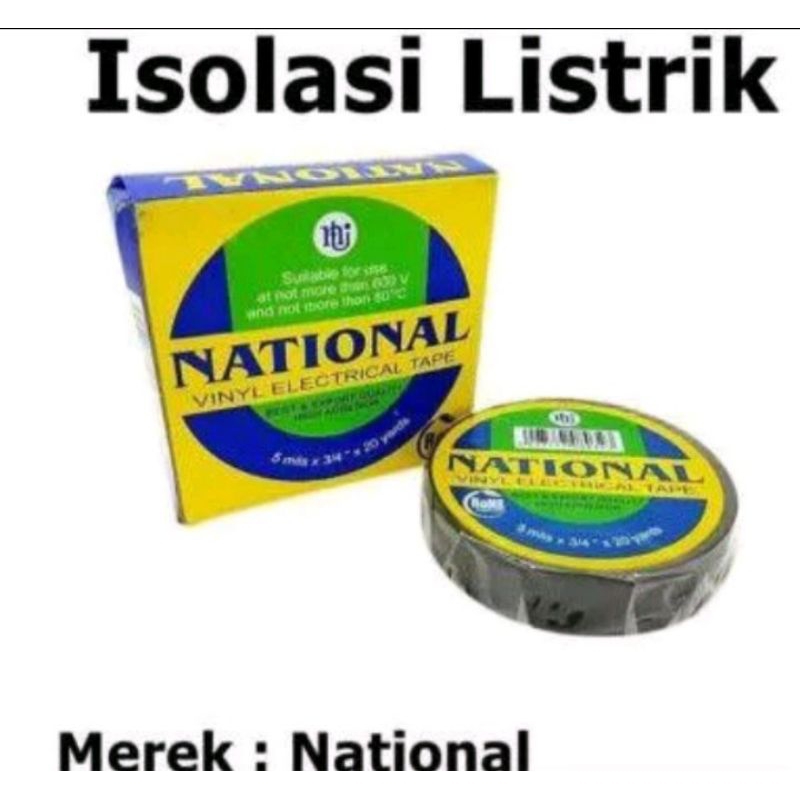 Jual isolasi listrik national pvc-isolasi listrik | Shopee Indonesia