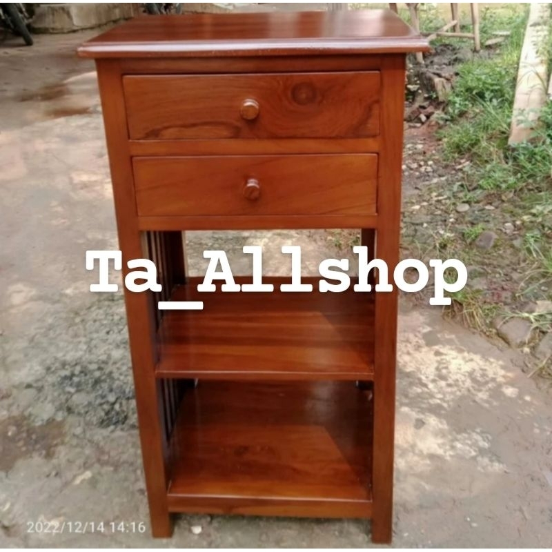 Jual Meja Dipenser/Meja Galon/Meja Tempat Air Minum Kayu Jati | Shopee ...