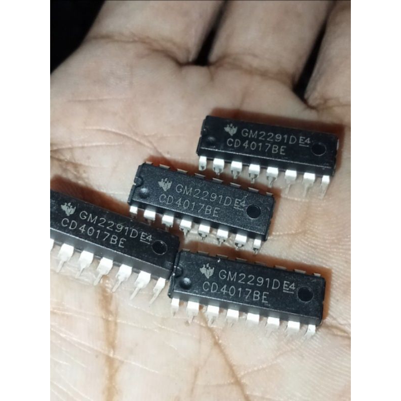 Jual CD4017 Running LED CD4017BE Decode Counter CD 4017 DIP 16P DIP-16P ...