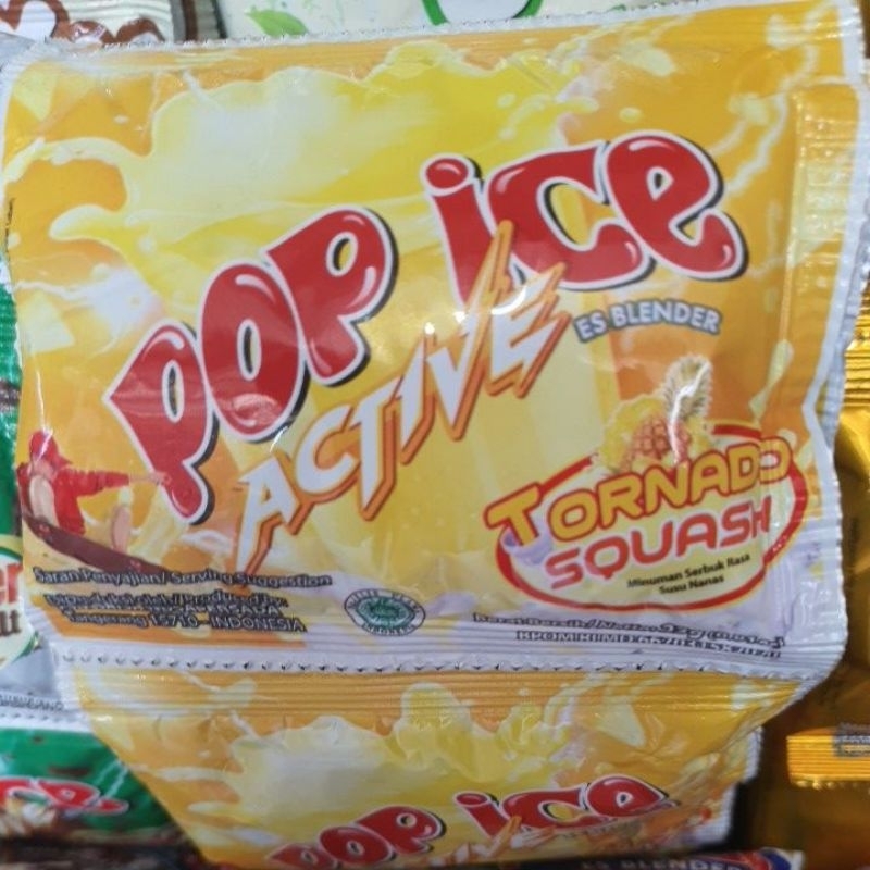 Jual Pop Ice ACTIVE Tornado Squash 1renceng (10pcs) | Shopee Indonesia