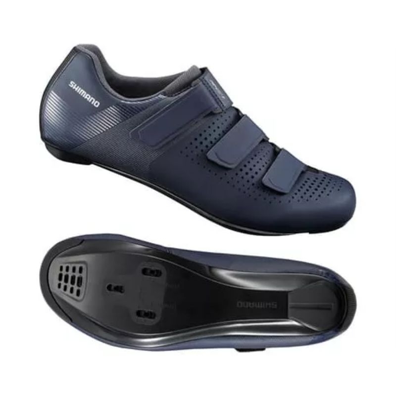 Jual Sepatu cleat roadbike mtb shimano Rc100 navy blue | Shopee Indonesia