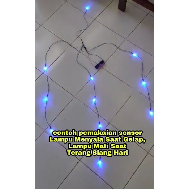 Jual Lampu Layangan dan Sensor Total Panjang 4 Meter dan 3 Warna Kedap ...