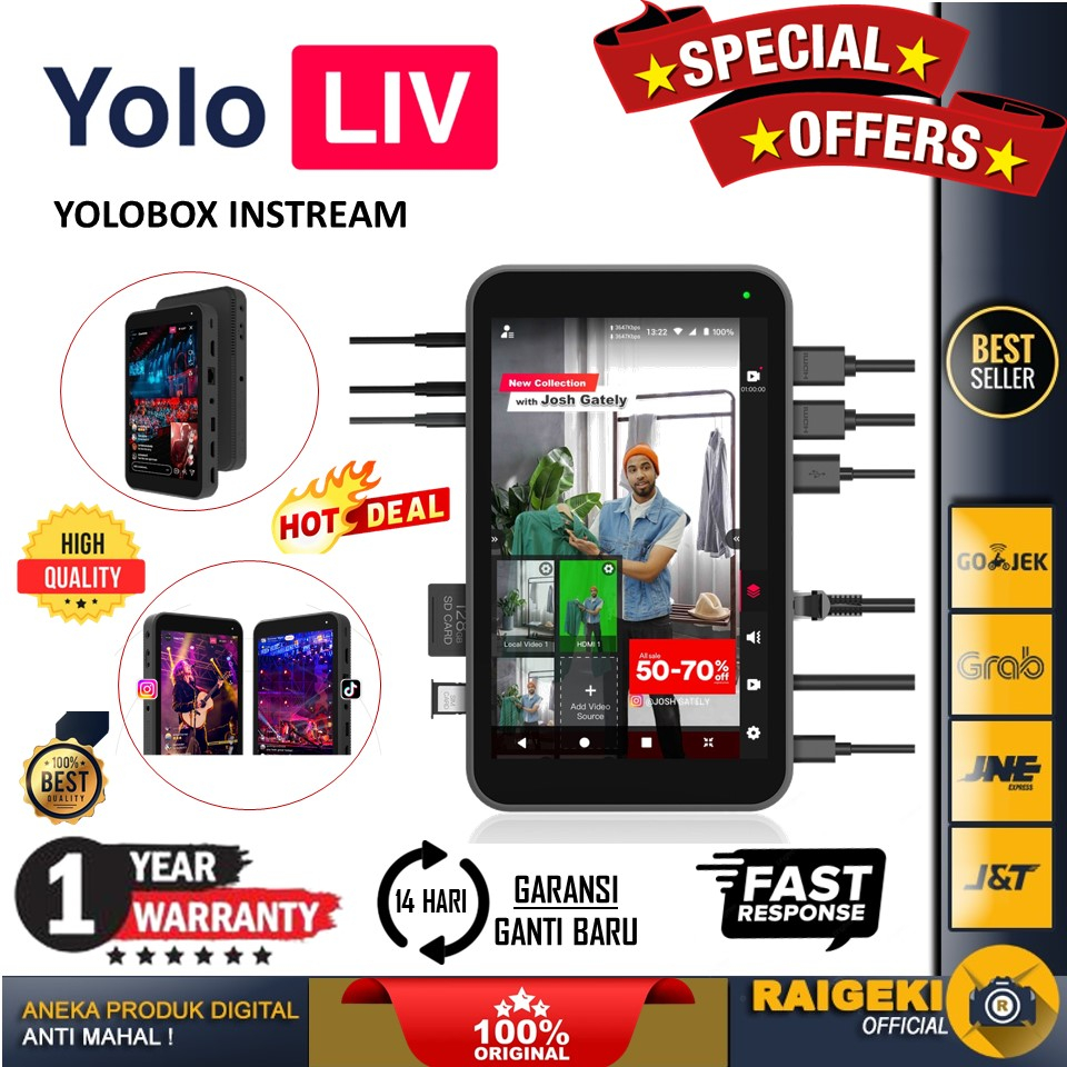 Jual Yolobox YoloLiv Instream Vertical Live Streaming Encoder and Monitor | Shopee Indonesia