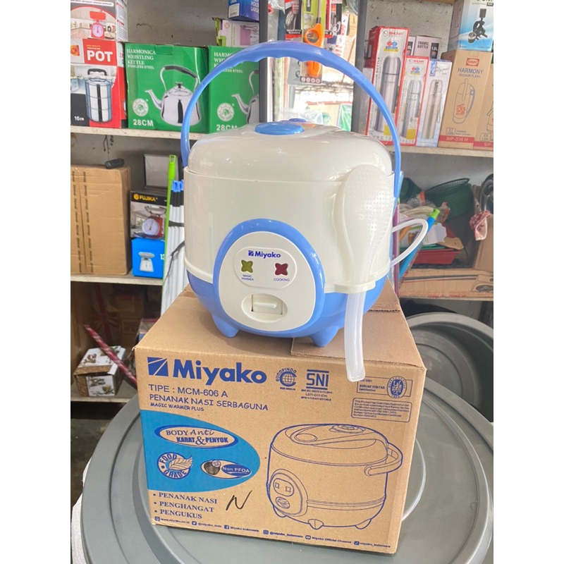 Jual MAGICOM MIYAKO MINI RICE COOKER 0,6 LITER | Shopee Indonesia